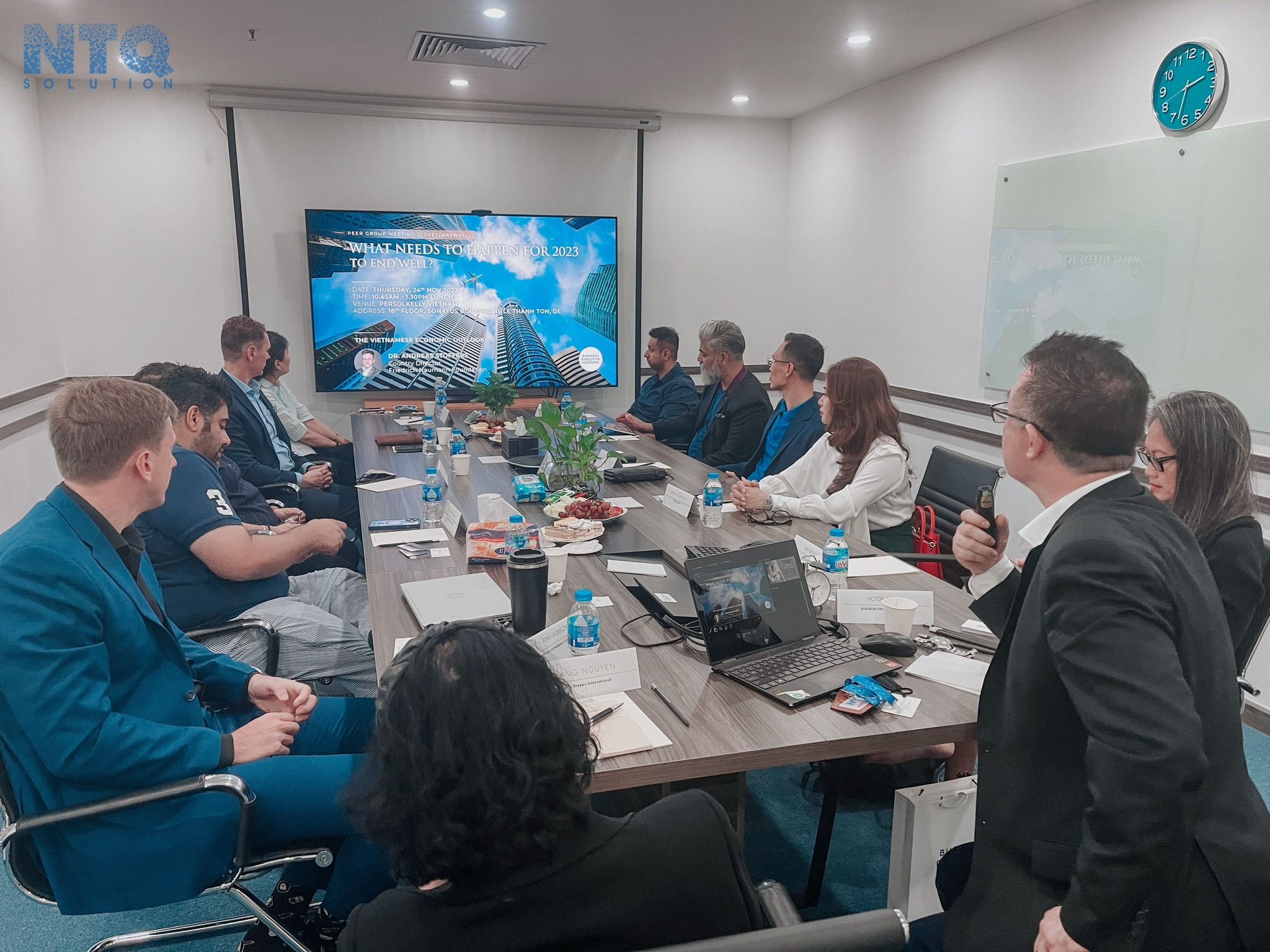 NTQ Solution vinh dự đón tiếp 12 lãnh đạo doanh nghiệp trong nước và quốc tế thăm quan trụ sở